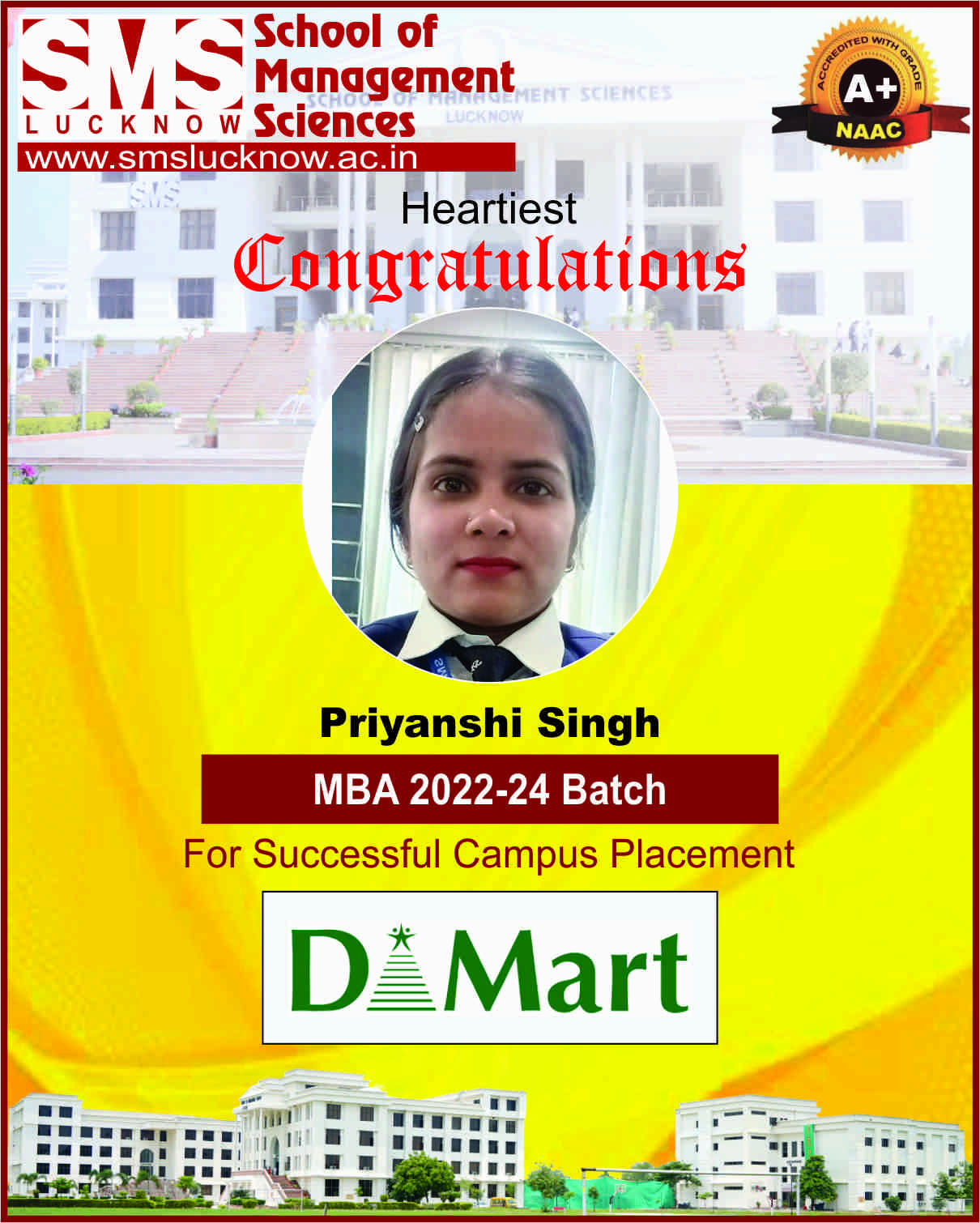 SMS Lucknow: School of Management Sciences | Top B.Tech/MBA College in ...